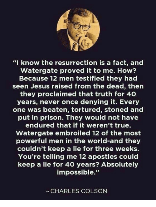 Charles Colson on Proving the Resurrection | Brandon J. Adams